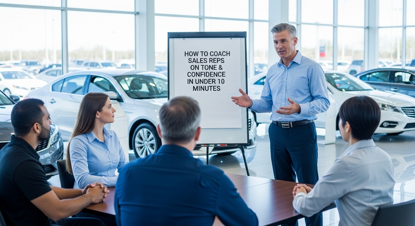 How to Coach Sales Reps on Tone & Confidence in Under 10 Minutes