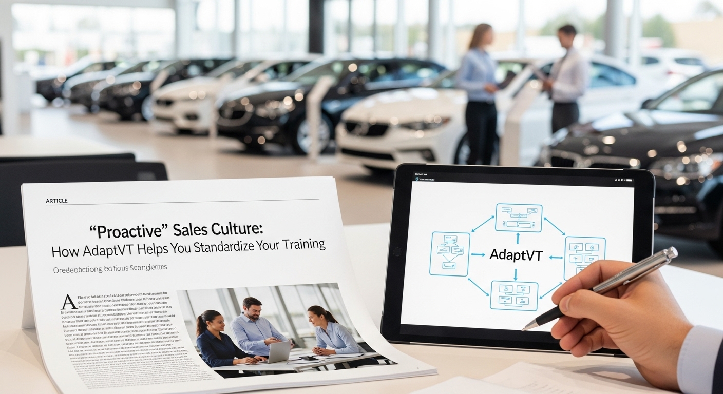 A “Proactive” Sales Culture: How AdaptVT Helps You Standardize Your Training - Proactive ...